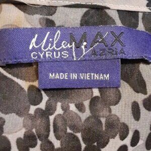 Miley Cyrus & Max Azria | Tops | Miley Cyrus Max Azria Printed Flowy ...